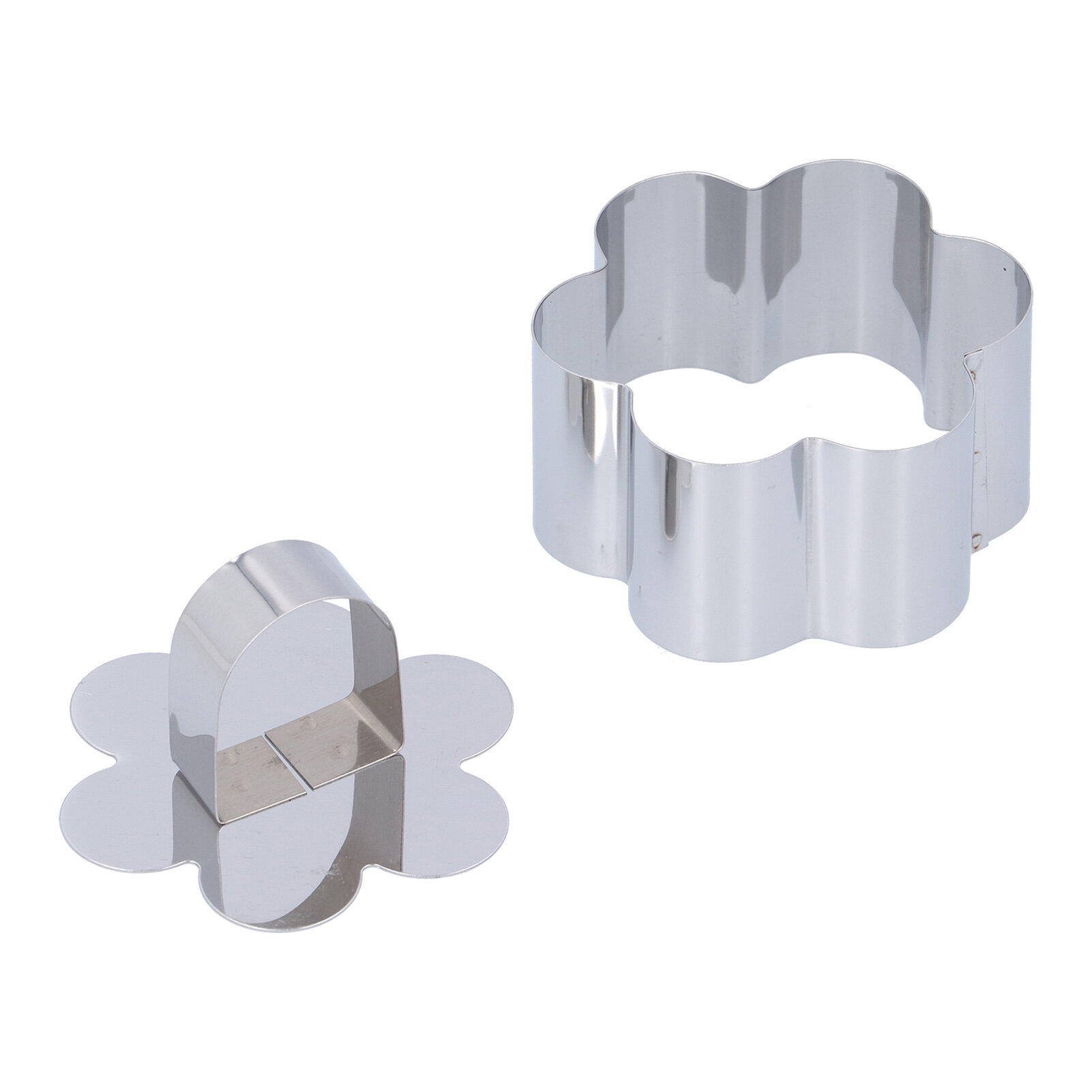 Корт -мусс -кольцо плесень из нержавеющей стали десертные кольца для пирога для салатов выпечка