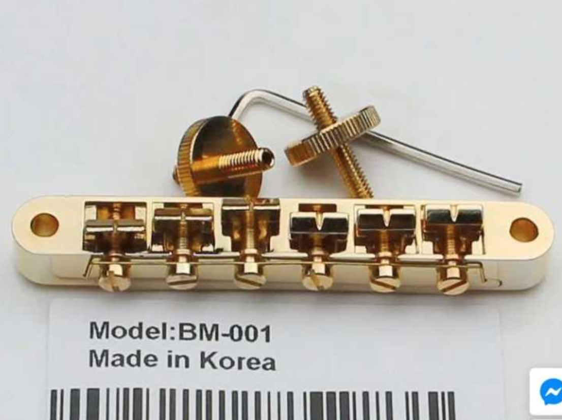 Бридж Tune-O-Matic Guyker BM01, золото