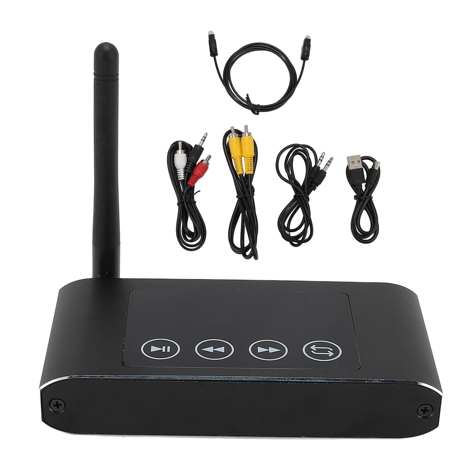 Bluetooth -приемник передатчик 15M трансферный диапазон алюминиевый сплав цифровой дисплей Bluetooth Sound Adapter для телевизионного динамика телевизора