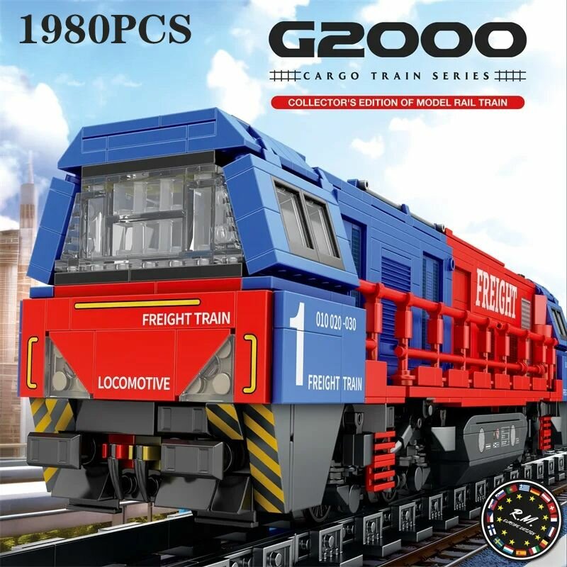 1980ШТ модель пассажирского поезда G200 строительные блоки