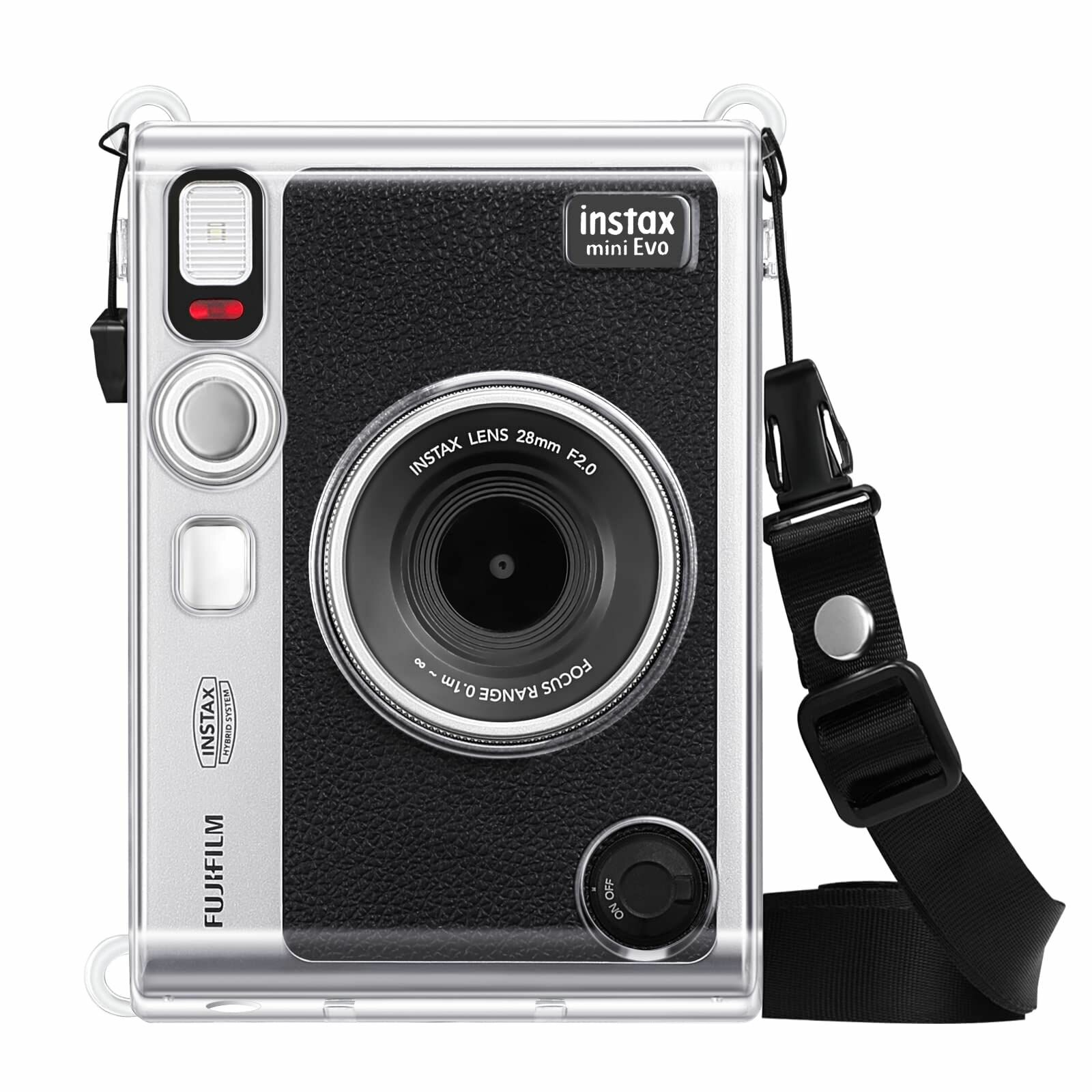 Защитный Чехол-корпус-бокс Для Фотоаппарата Fujifilm Instax Mini EVO Моментальной Печати Противоударный Прозрачный