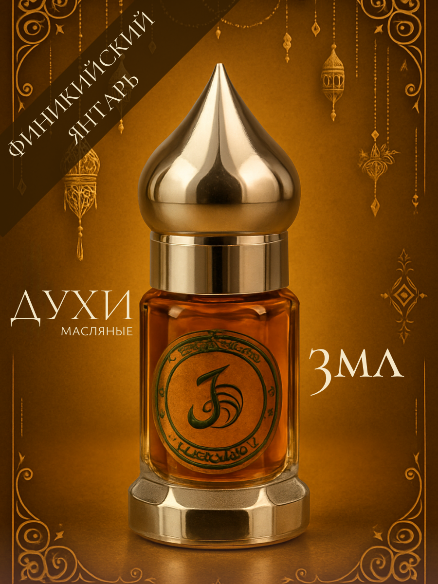 Масляные духи East Nights "Абсолют Финикийского Янтаря", унисекс, 3 мл