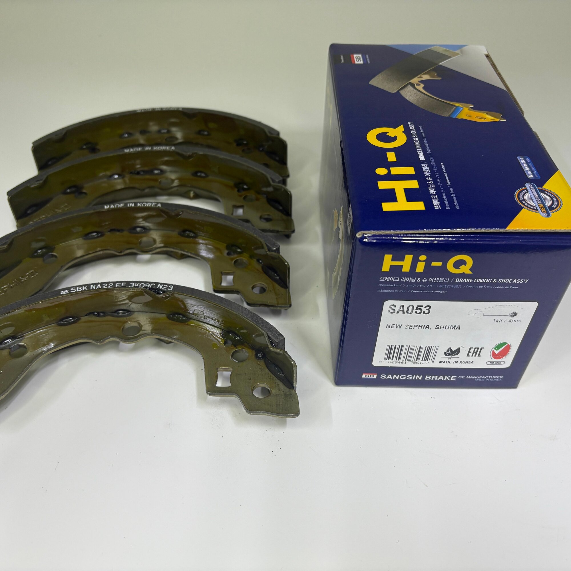 Колодки тормозные бар. KIA SPECTRA(ИЖ)/SEPHIA/SHUMA (200x36) SA053