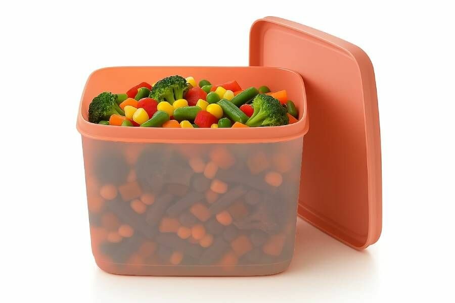 Контейнер "Кубикс" 1 л, оранжевый. Tupperware