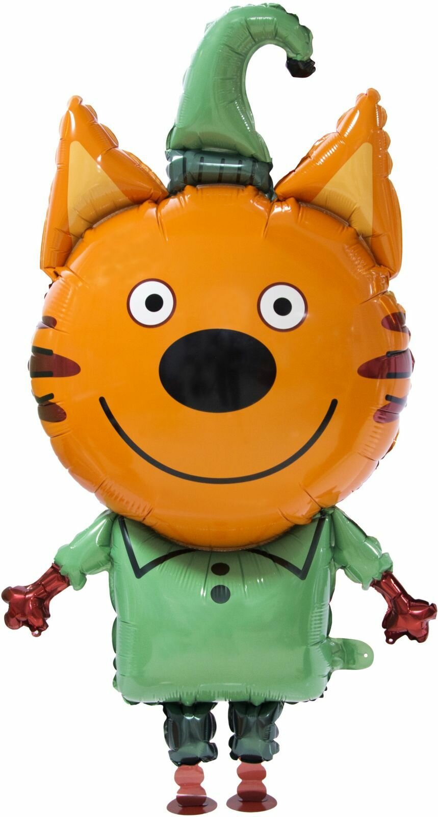 Шар фольгированный Falali 3D 43', 109 см Ходячая Фигура, Три Кота, Компот