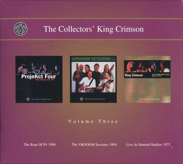 King Crimson. The Collectors' King Crimson (Volume Three) (Japan, Discipline Global Mobile, PCCY-01467, 2000, Box Set) 3CD