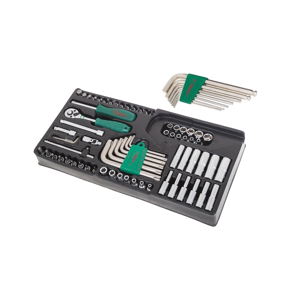 Hans Набор головок и аксессуаров 1/4", 74 предмета, в ложементе TT-43H