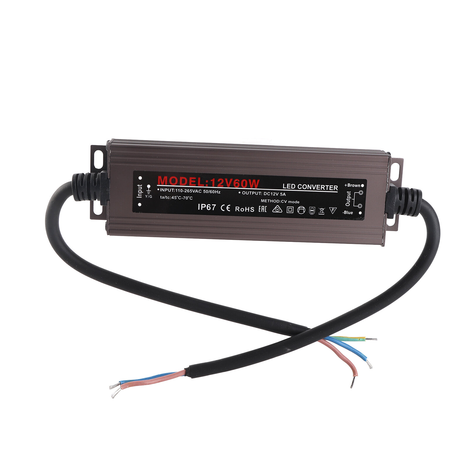 Водостойкий IP67 драйвер для светодиодной ленты