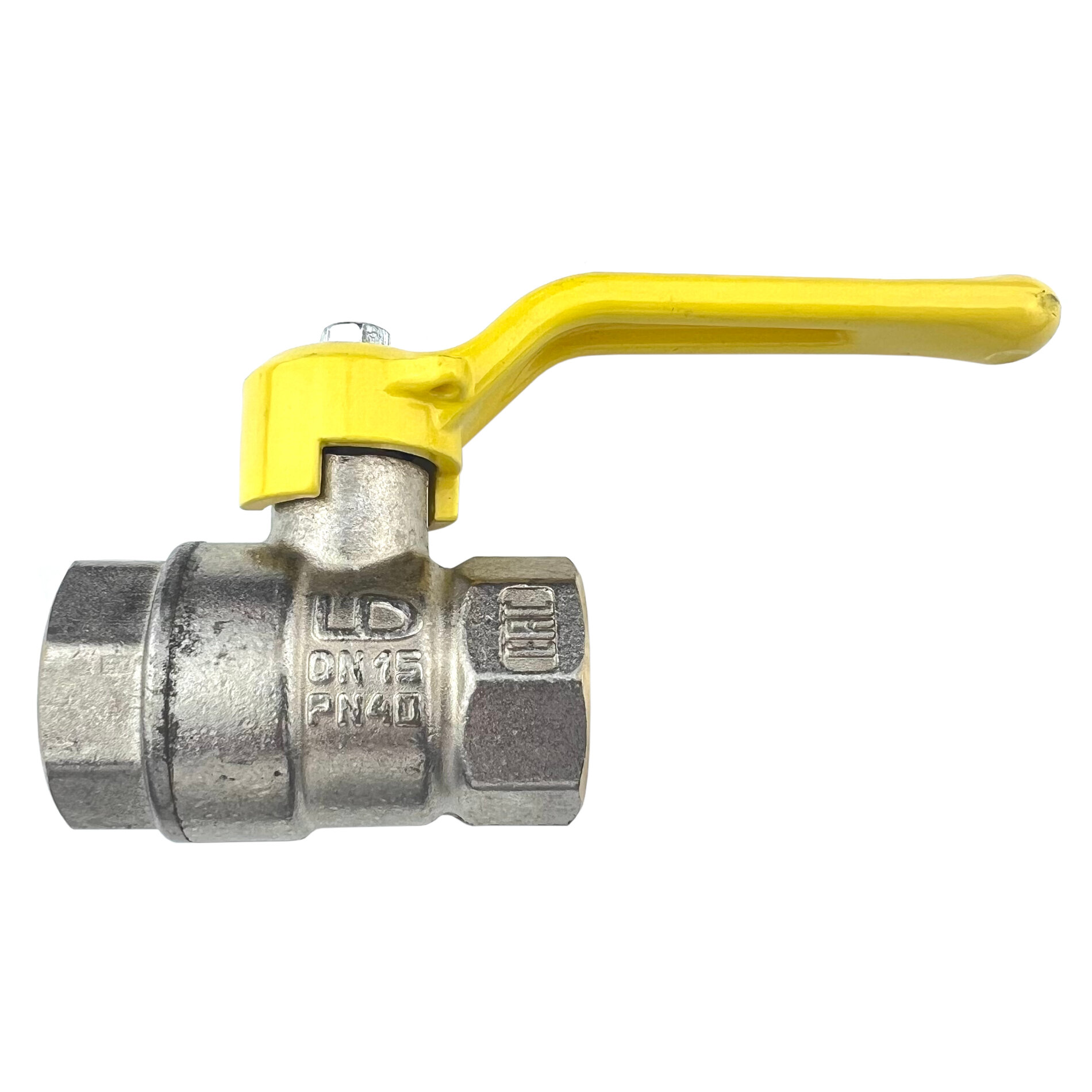 Кран Профитт шаровый 1/2", латунь, ВР/ВР рычаг