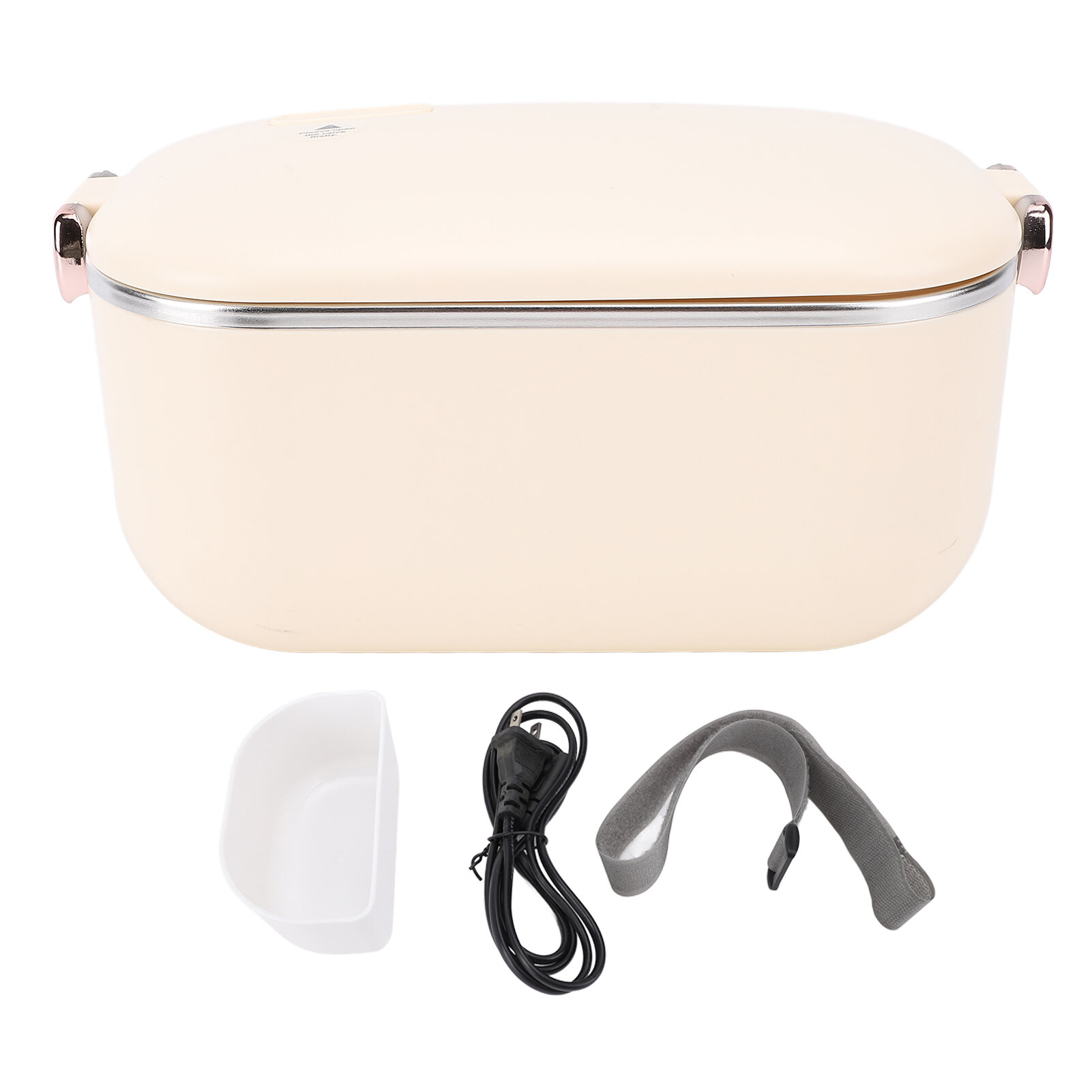 Электрический ланч-бокс из нержавеющей стали емкостью 1 л, герметичный портативный подогреватель пищи, подогреватель для офиса, вилка США 110 В