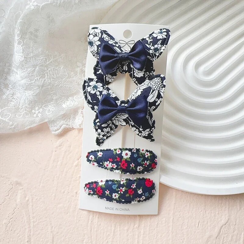 Набор заколок для волос CUTE BOWS с бабочками Белый, FJ181-4