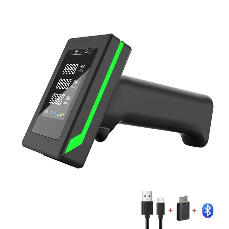 Ручной Сканер Штрих-кода Bluetooth 1D/2D QR-считыватель Штрих-кода PDF417 Для IOS Android IPAD