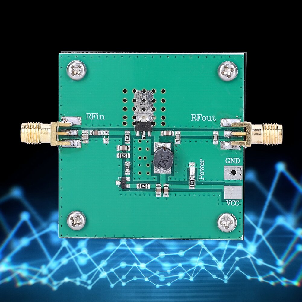 Модуль платы усилителя мощности RF 433 МГц, 5 Вт с гнездовым разъемом SMA для радиочастотного пульта дистанционного управления