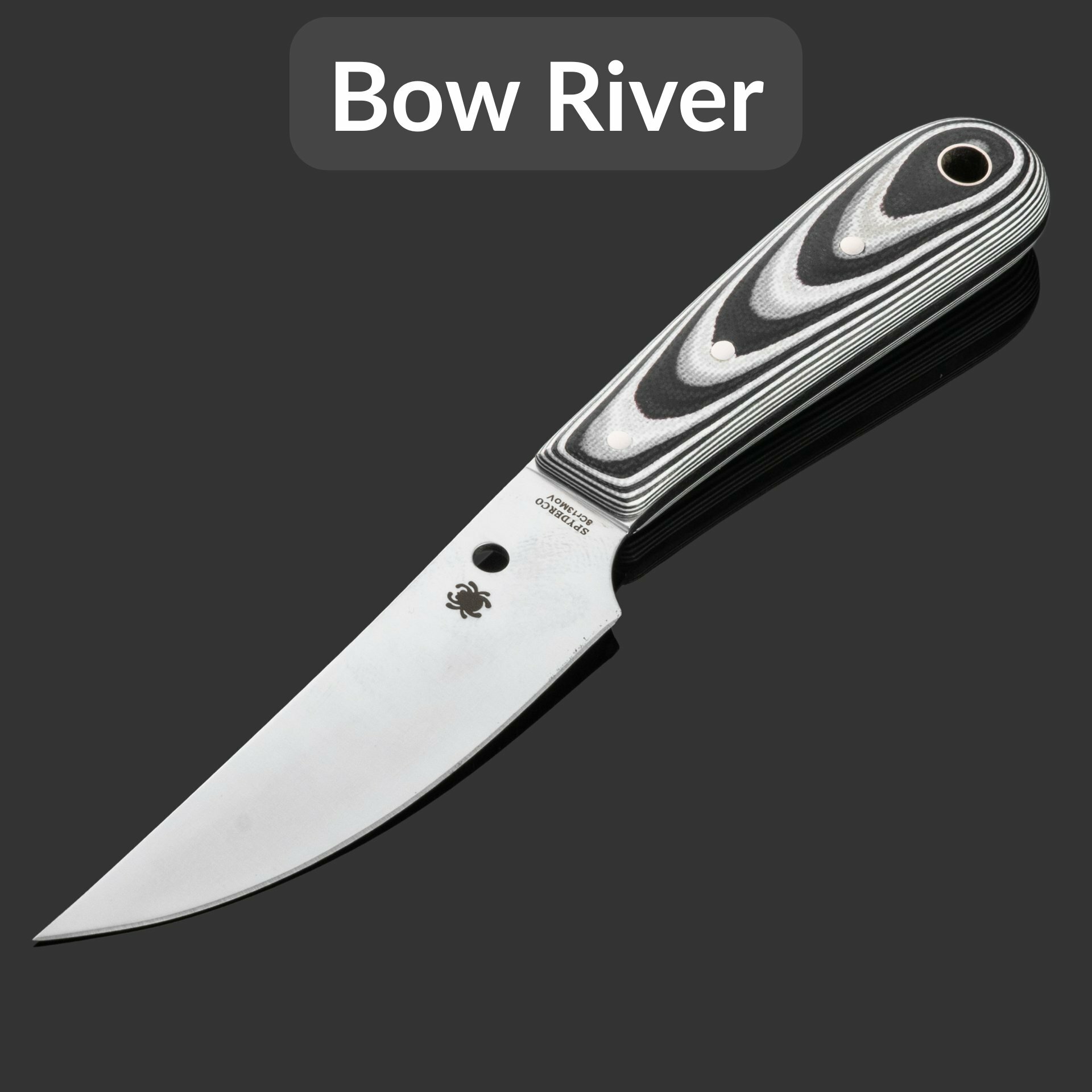 Туристический нож Spyderco Bow River FB46GP, cталь 8Cr13MoV, рукоять G10