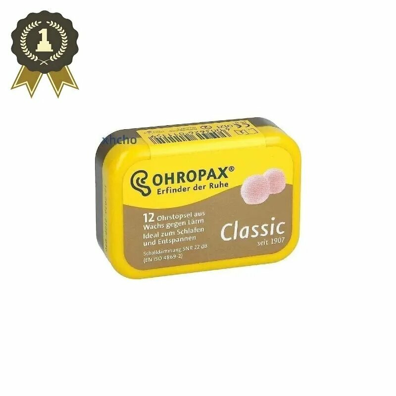 Ohropax восковые затычки для ушей Немецкий импорт Двенадцать.