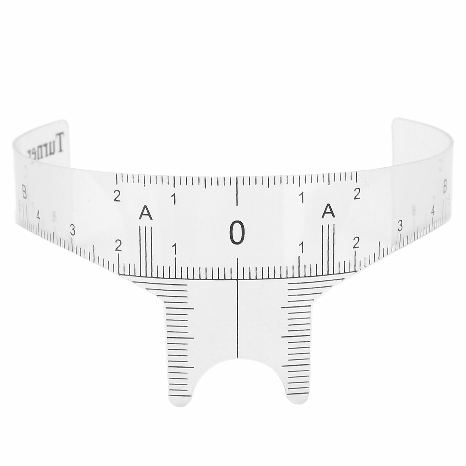 Professional Eyebrow Positioning Ruler Microblading Brow Shape Design Measure ToolB