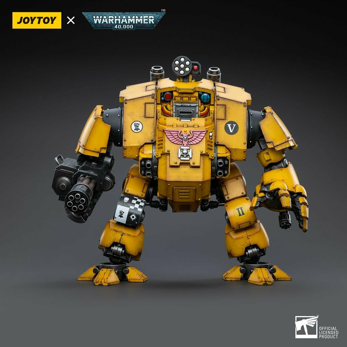 Подвижная фигурка JOYTOY Warhammer 40000 Imperial Fists Redemptor Dreadnought