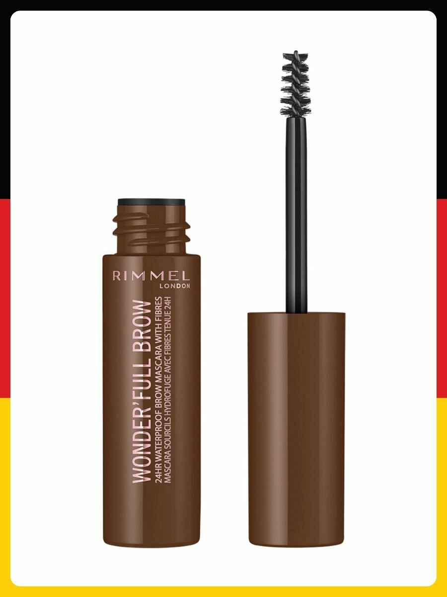 Карандаш для бровей Rimmel Wonder'Full Brow Mascara 002 Medium