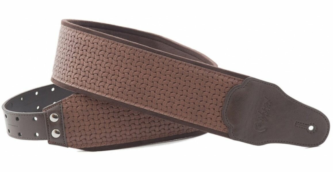 Ремень для гитары RightOn Straps Bassman B-Bond Brown