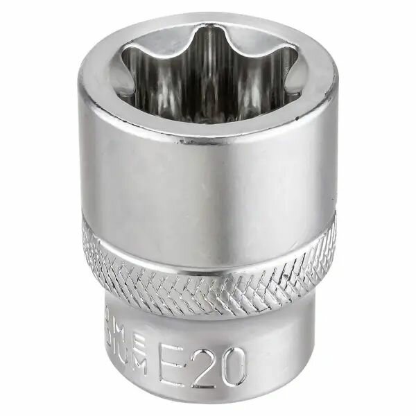 Головка Е-профиль E20 3/8" ROCKFORCE LIGHT