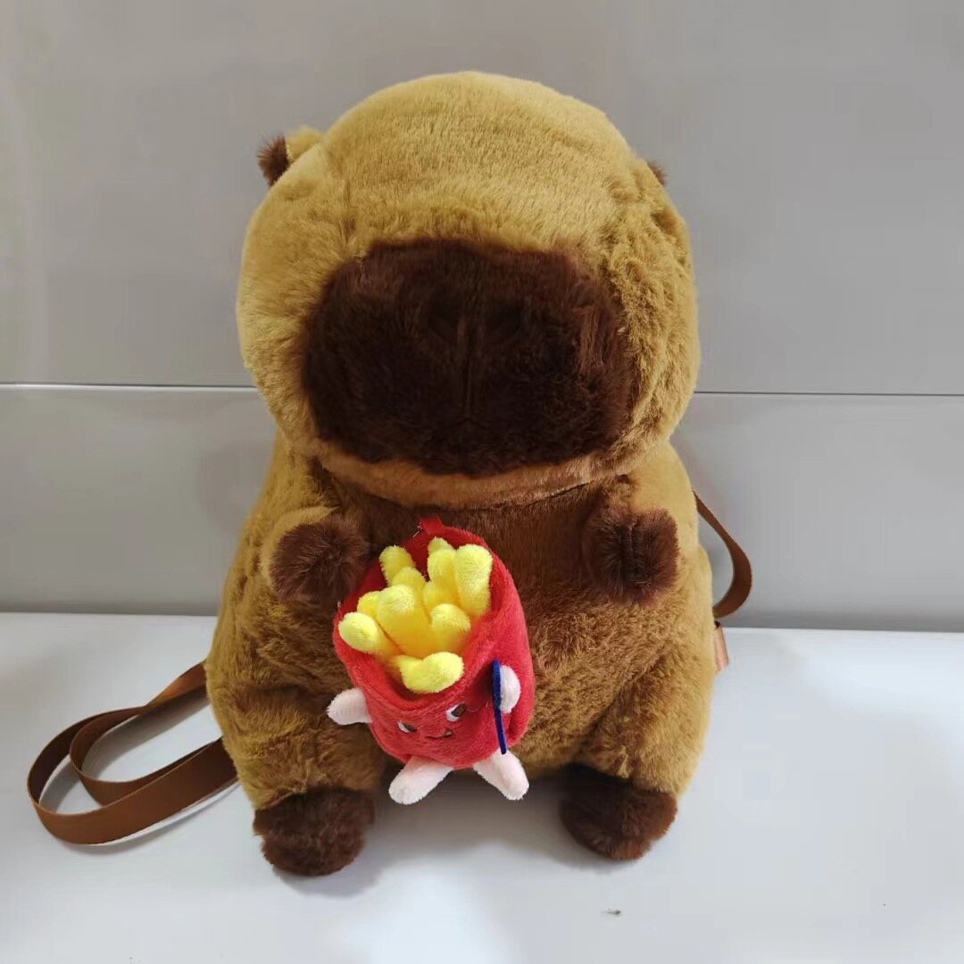Мягкий рюкзак Сумка Capybara Рюкзак для куклы через плечо