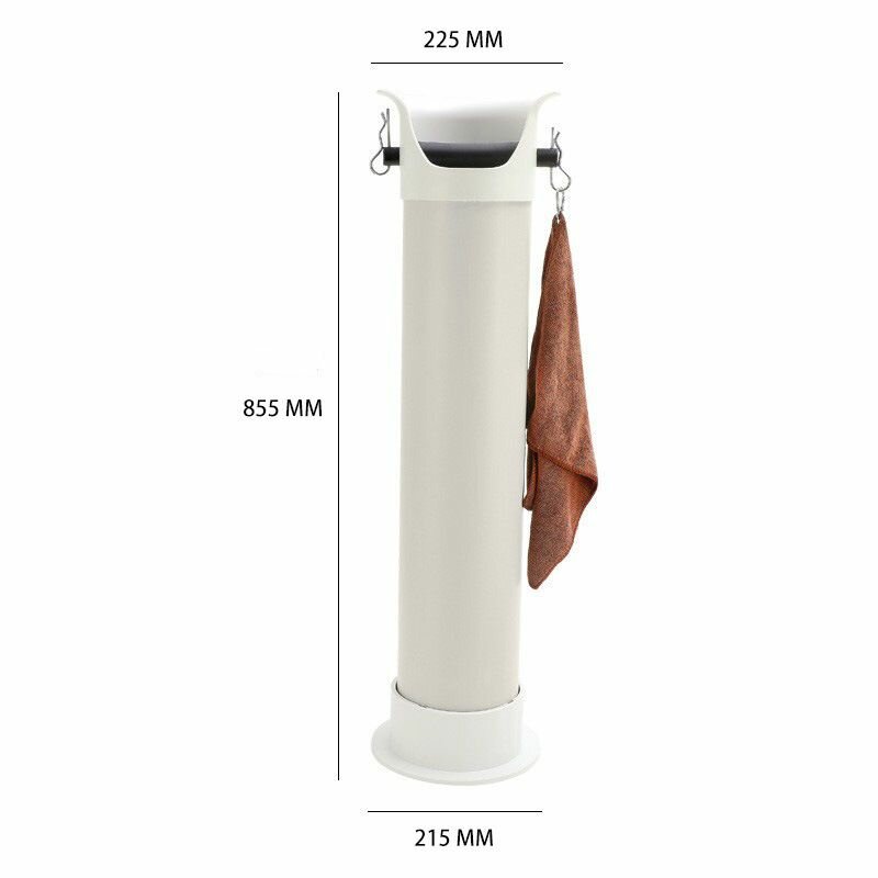 Нок-бокс J525, для кофе, напольный, белый, HDPE, силиконовый воротник, защита от брызг