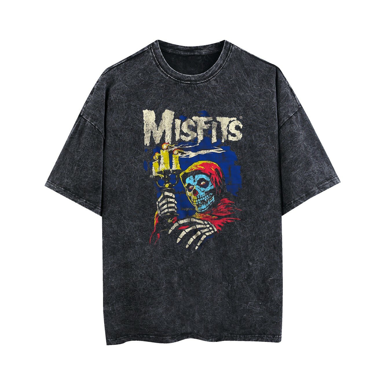 Ретро-футболка Misfits Футболка Candelabra Fitted Jersey Shirt