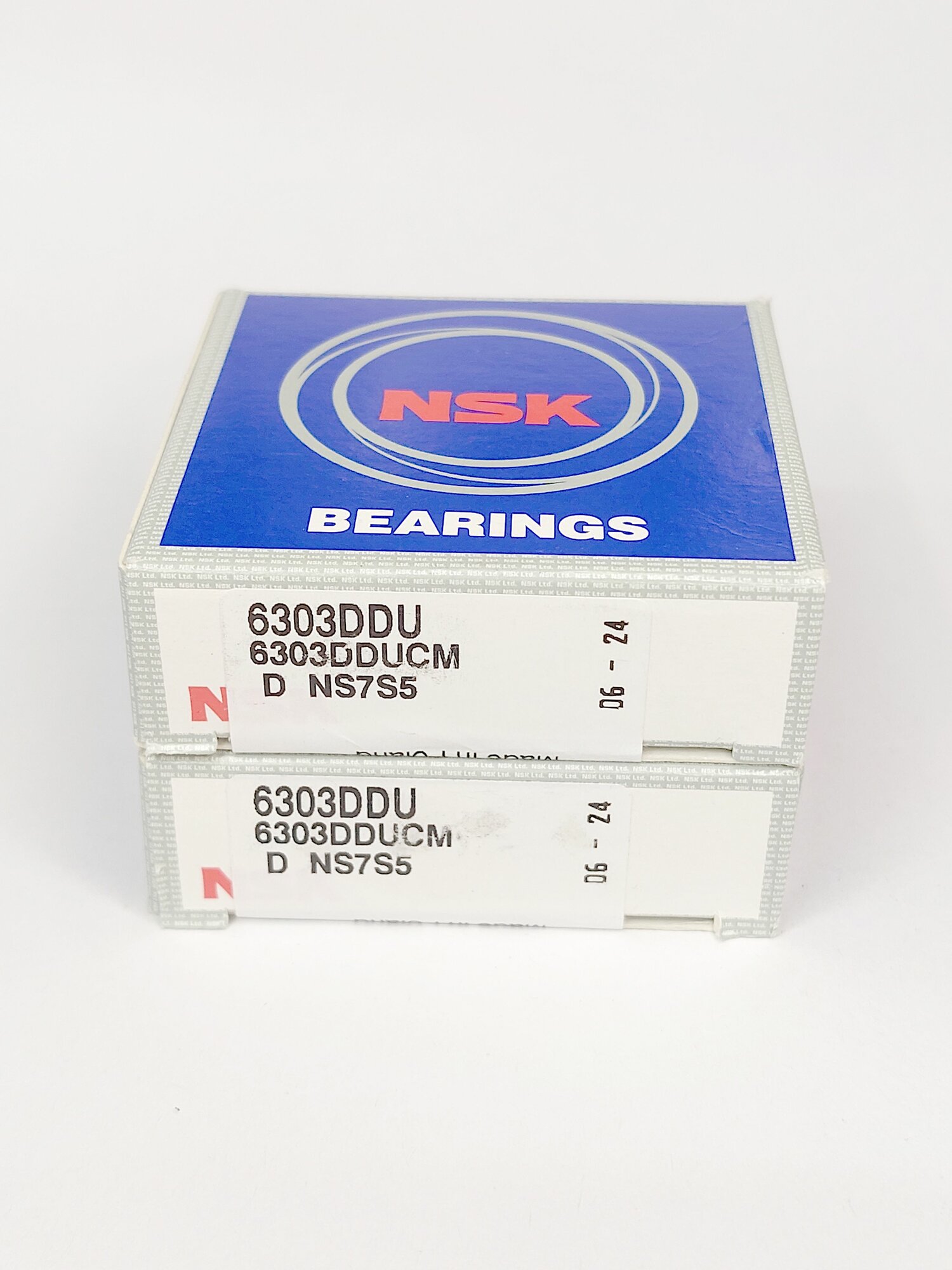Подшипник NSK 6303DDUCM 17х47х14 мм к-т 2шт.