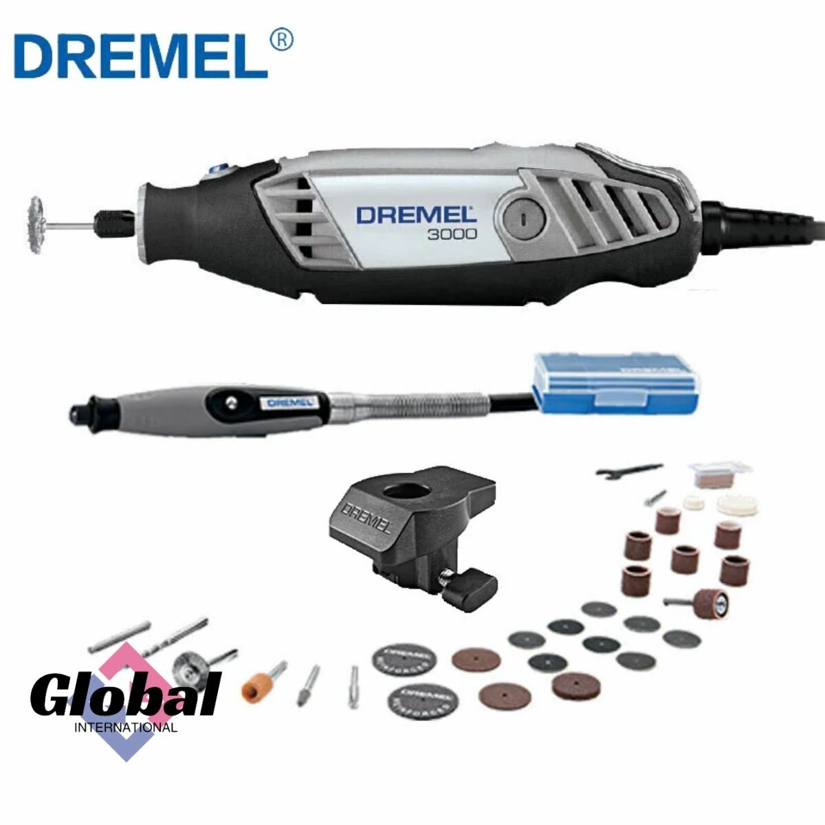 Многофункциональный инструмент Dremel 3000-2/30 профессиональный набор для фрезеровки, полировки и гравировки