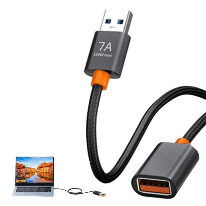 Удлинительный кабель USB 3.0 «мама-папа», удлинительный шнур, высокоскоростной кабель передачи данных для компьютера, камеры, ТВ-кабель 1,5/1 м