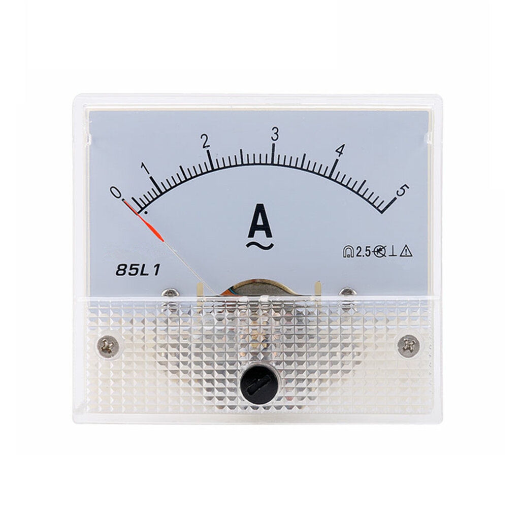 9 типов Ammeter Analog Amp Meter Meter Прямоугольник Панель -метр. Тестер 1a/2a/3a/5a/10a/15a/20a/30a/50a долговечный