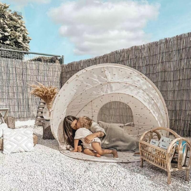 Палатка "Вишнево-Лимонный Игровой Шатер", складная, 2-4 чел, 125x125х120 см