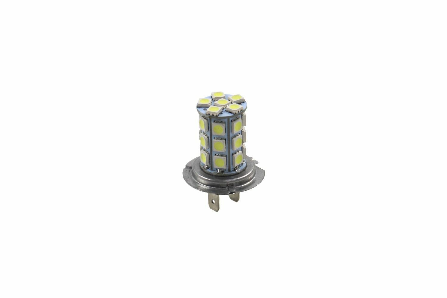Лампа 12 В H7, 27 светодиодов 5050SMD, фарная белая
