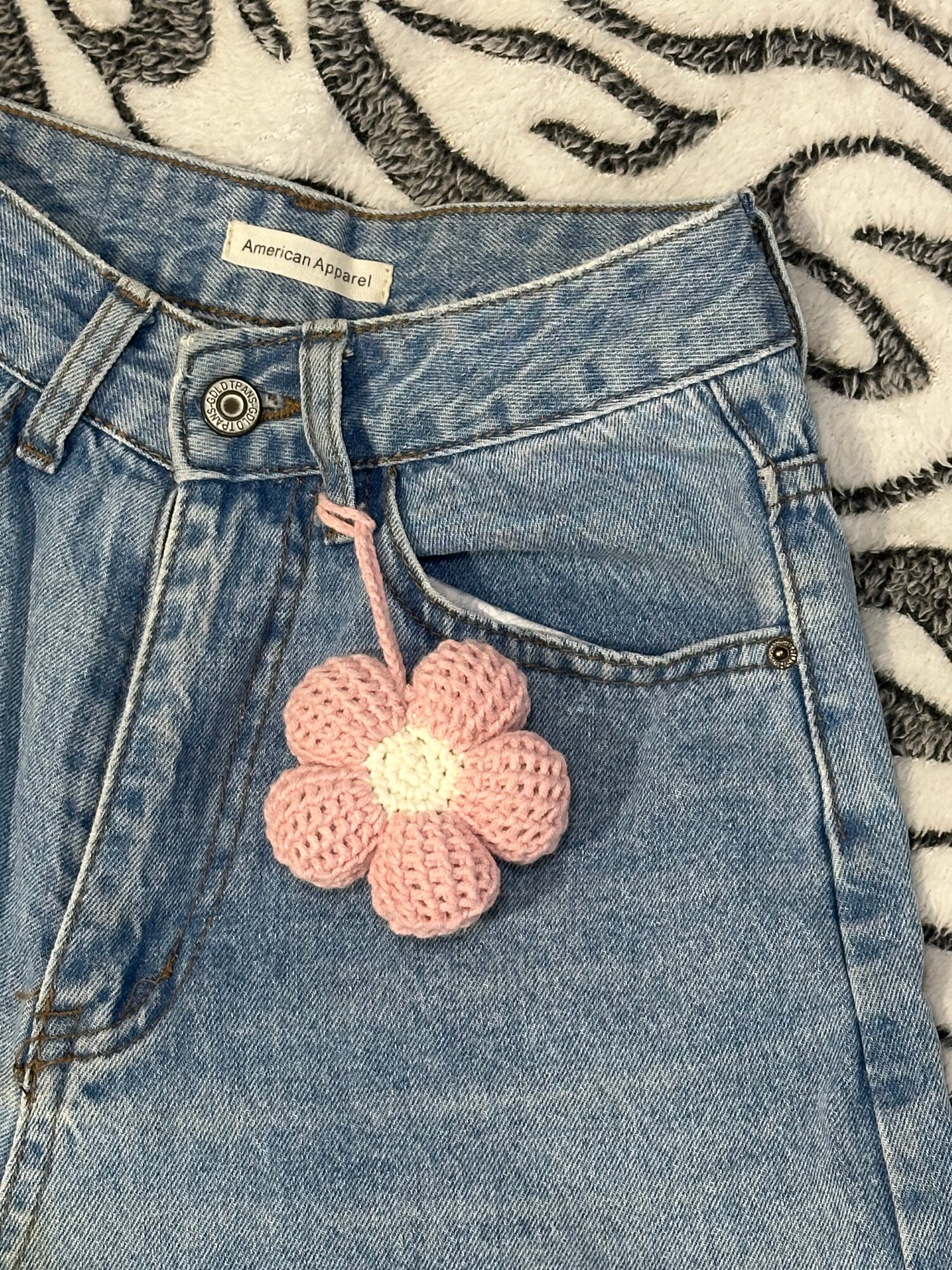 Брелок, нежно-розовый — фото 1