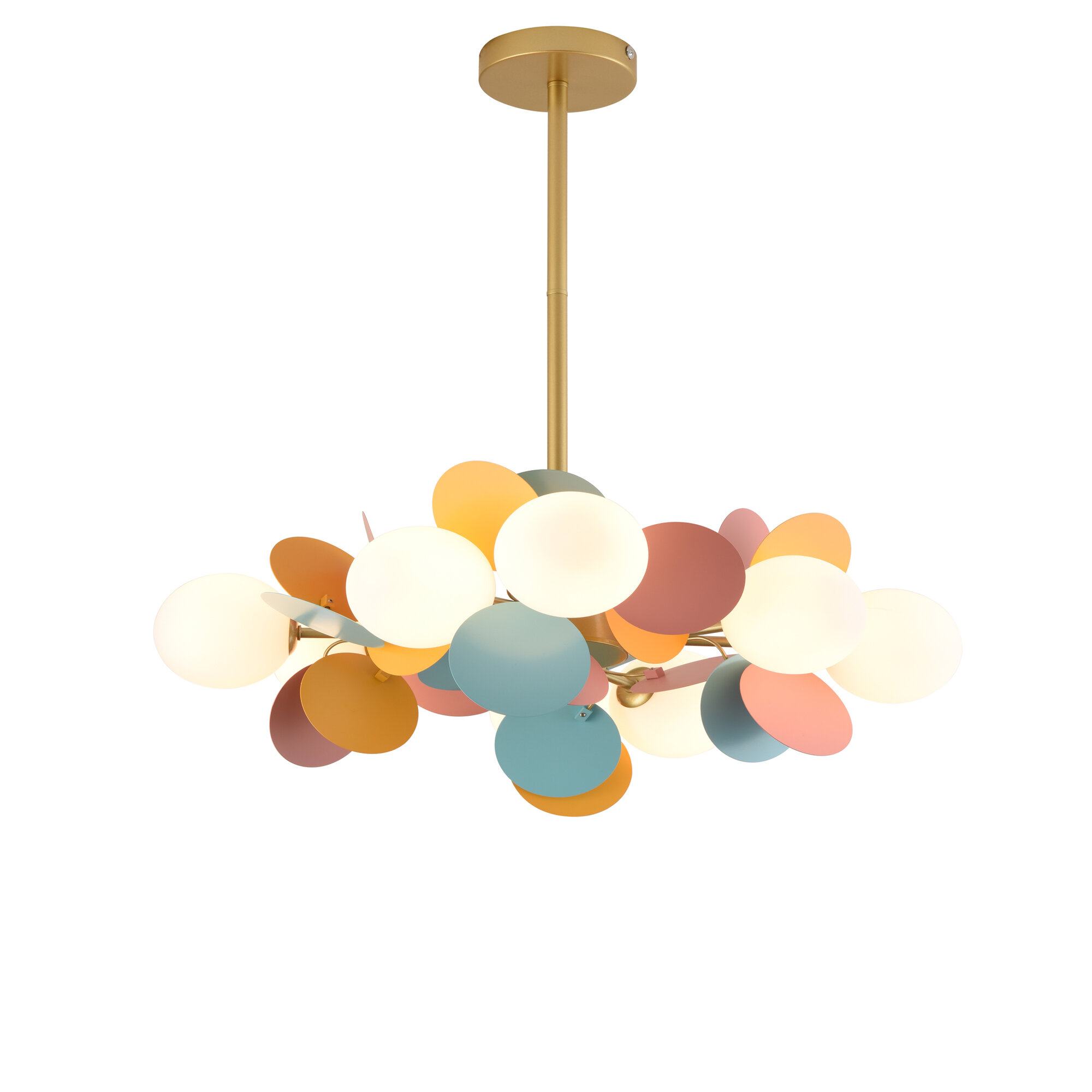 Романтичная люстра в виде цветка для спальни для освещения комнаты девочки