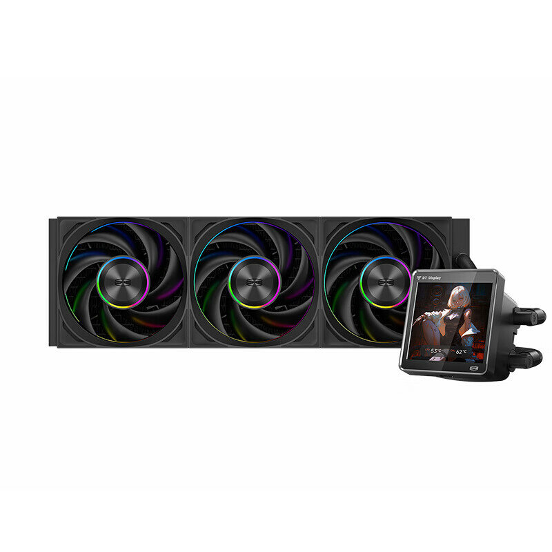 Охлаждение PCCOOLER Silver Wing DT360 для процессора с 3.4-дюймовым IPS-дисплеем ARGB-подсветкой и 8-летней гарантией