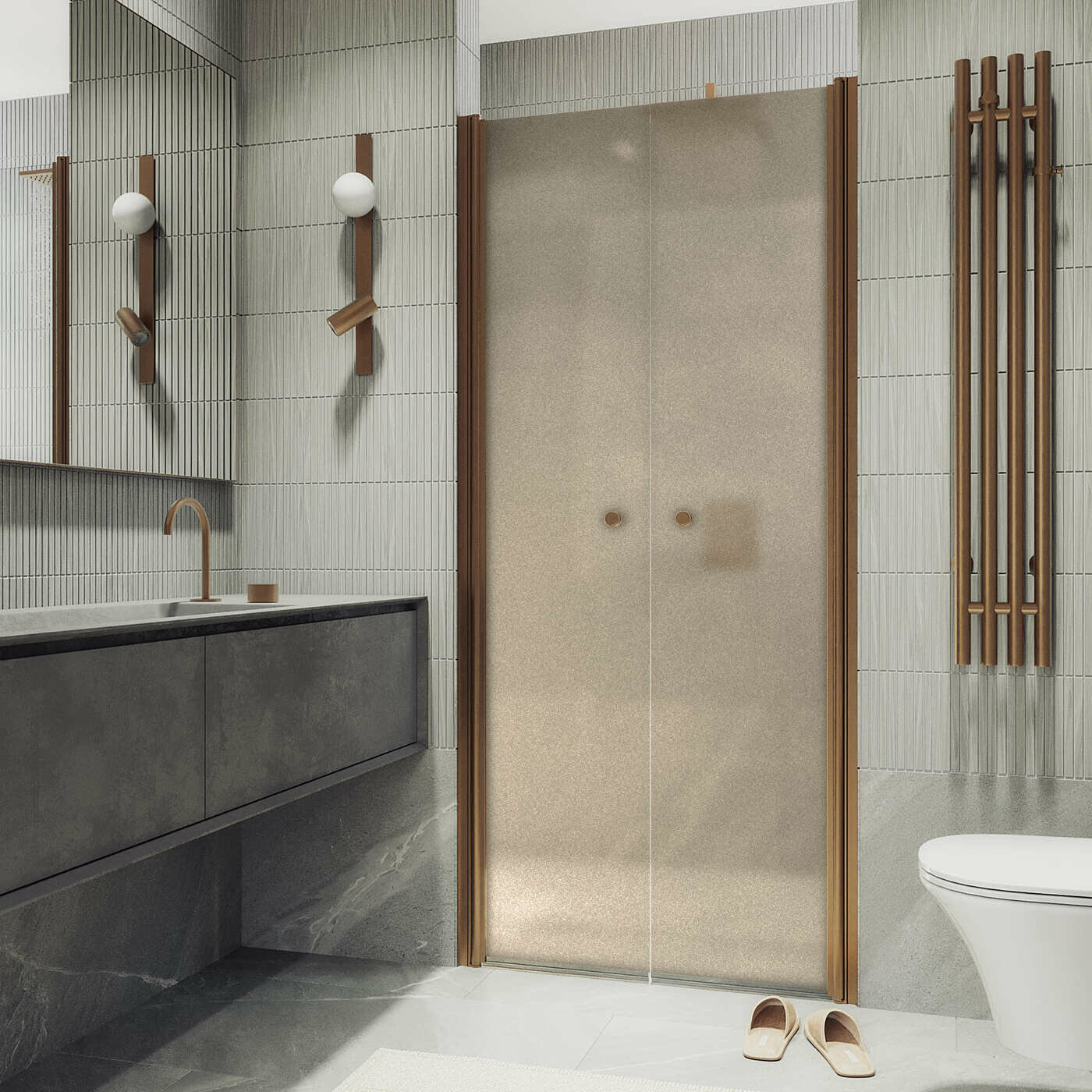 Душевая дверь MaybahGlass 198х120 MGD-428-2