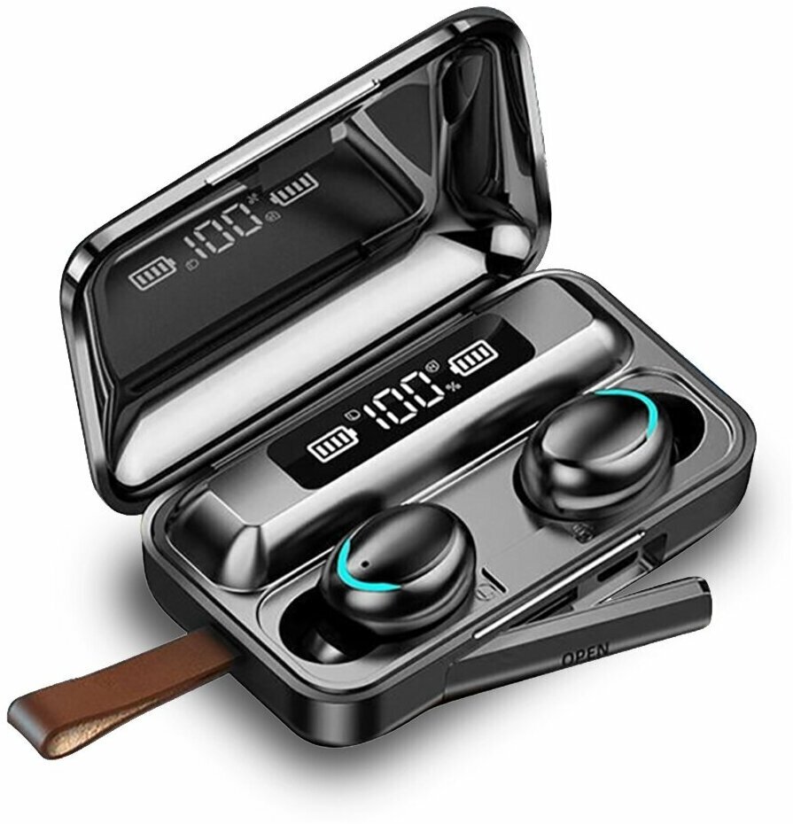 Наушники беспроводные / наушники сенсорные с powerbank F9-5 / блютуз наушники