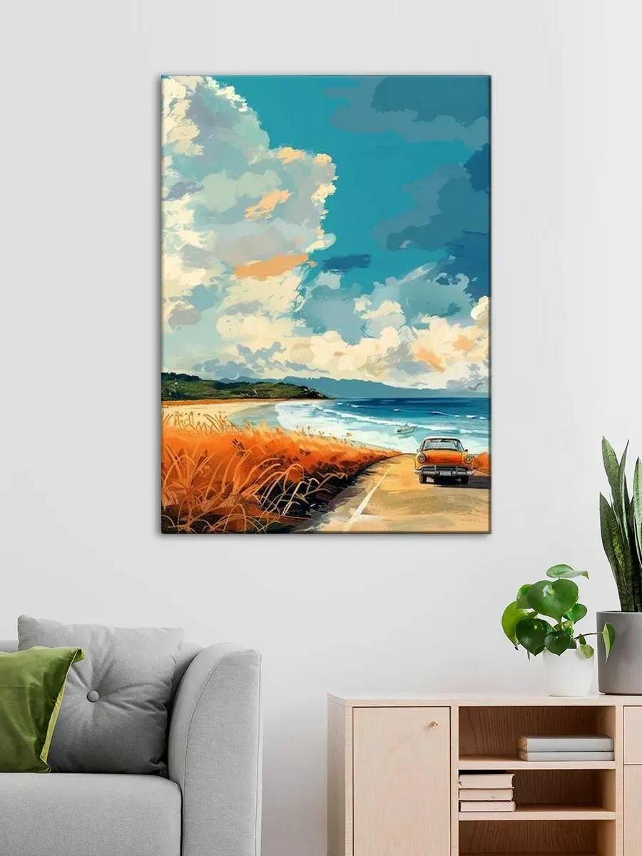 Картина на стену "Пейзажи природы маслом", 30х40 см