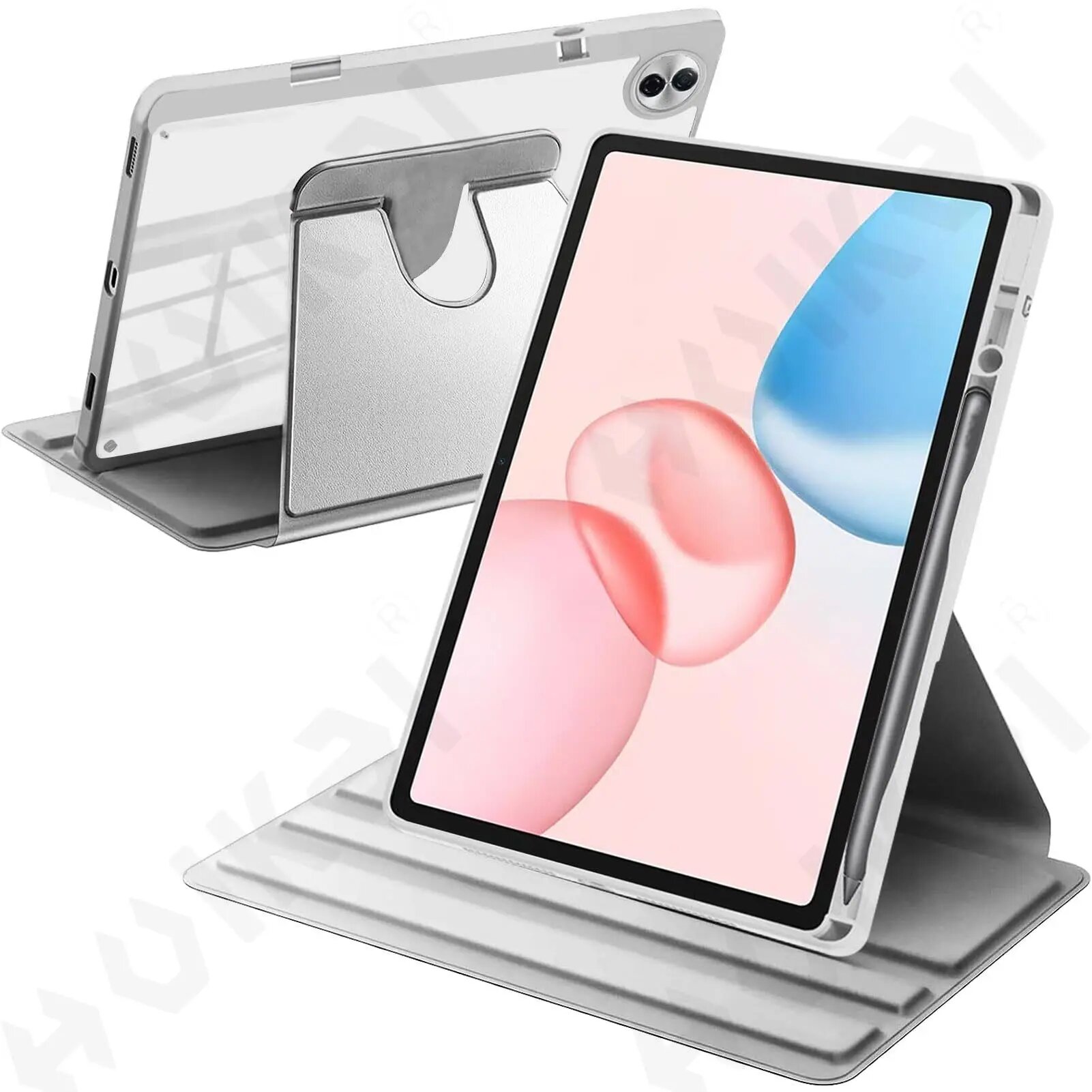 Чехол FAXYSON для Honor Pad 10 Magic Pad 3 X9 Pro X9A 2 V9 с держателем ручки Honor Magic Pad 2, Gray