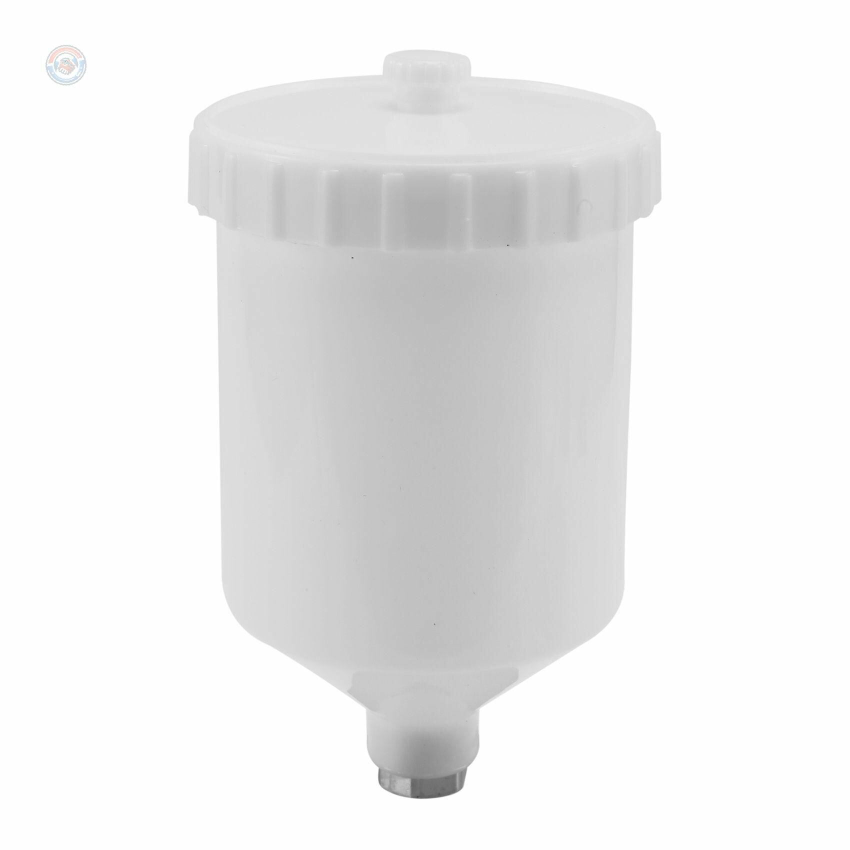 Пневмоаэрограф-распылитель, сменный пластиковый бачок 600 мл для краски, универсальный коннектор 20 мм, подходит для SATA и аналогичных пистолетов, устойчивый к растворителям