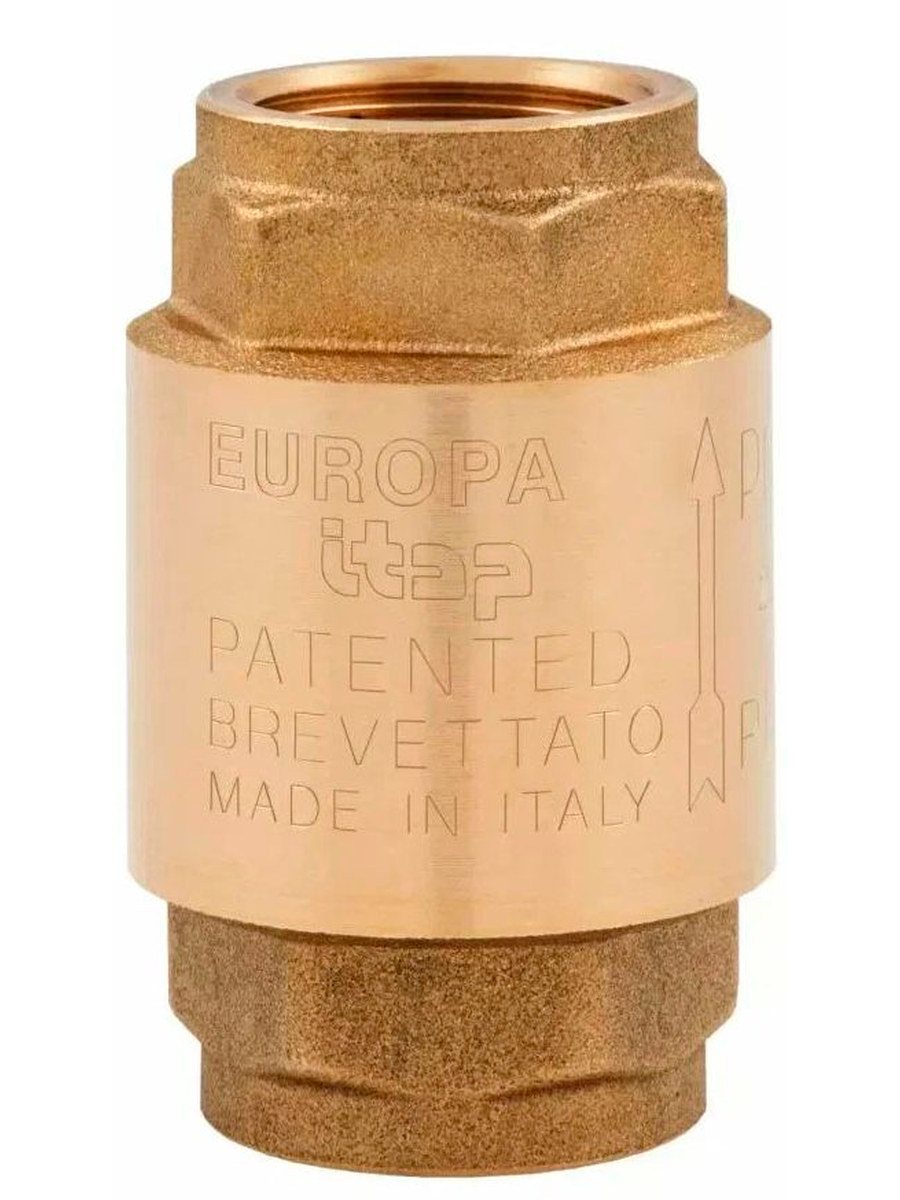 Клапан обратный ITAP EUROPA 1"ВВ 100 1 пружинный, с металлическим седлом
