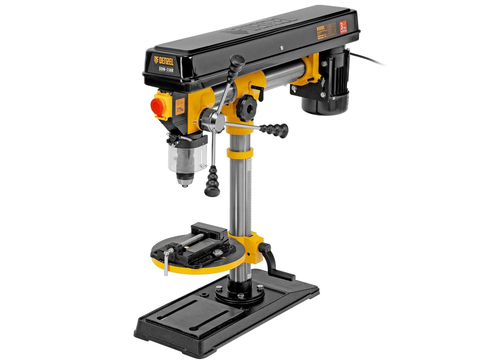 Сверлильный станок Denzel DDM-550R (550 Вт, 16 мм)