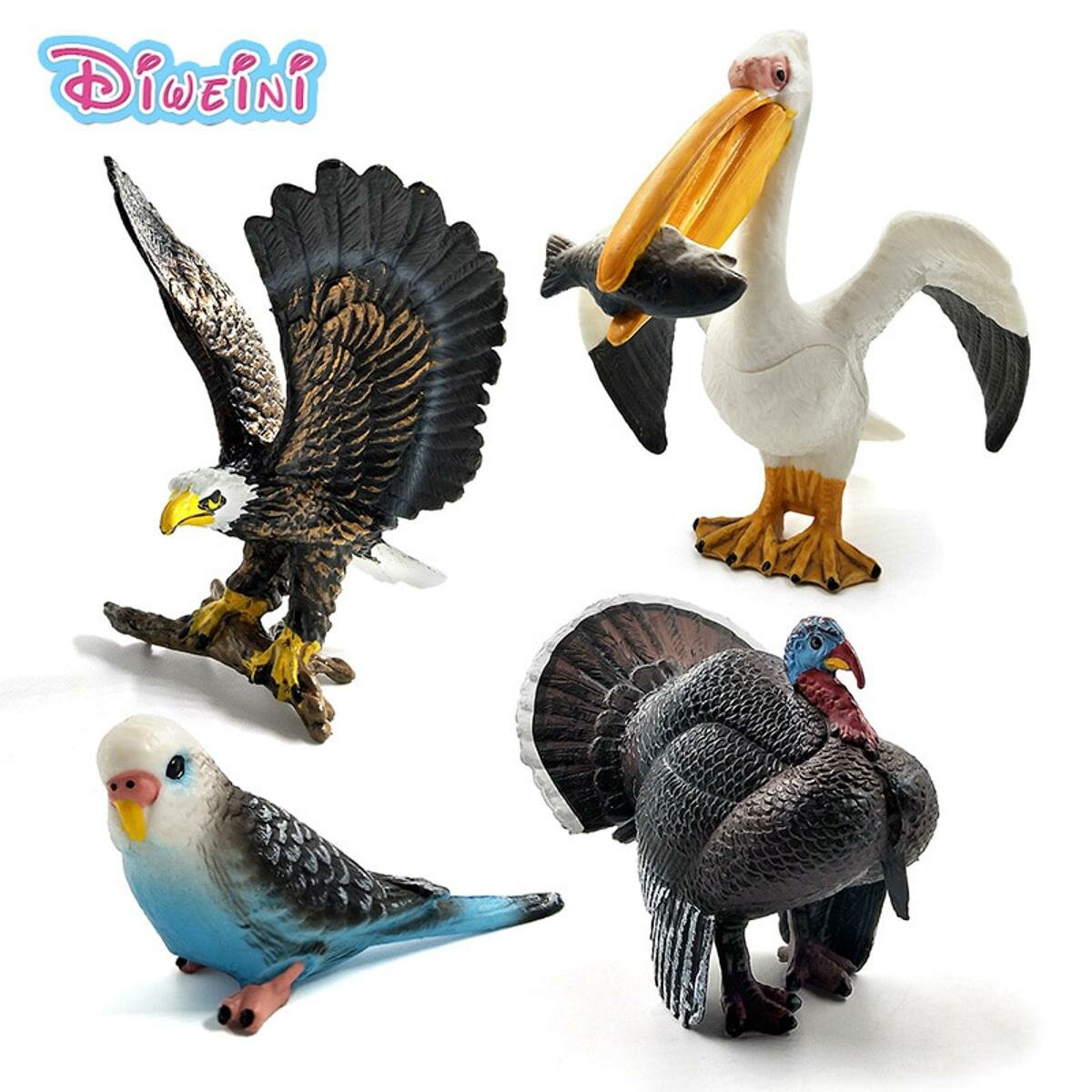 Hot toys Sea Eagle Parrot индюк фигурка птицы пластиковая модель животного фея садовое украшение фигурка цельный подарок