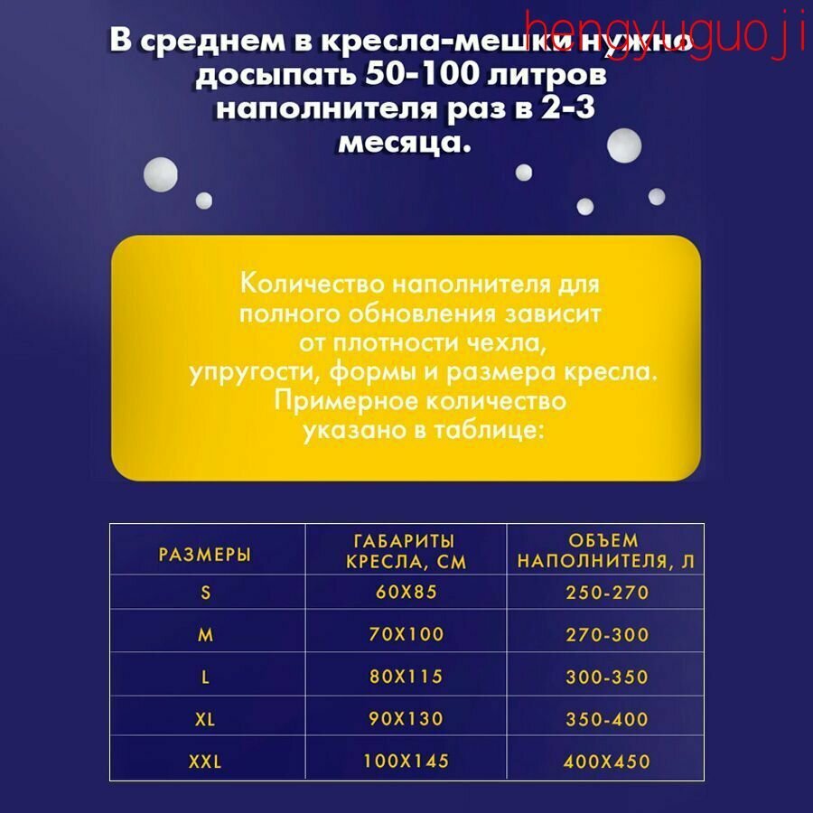 Наполнитель для кресла-мешка — фото 1