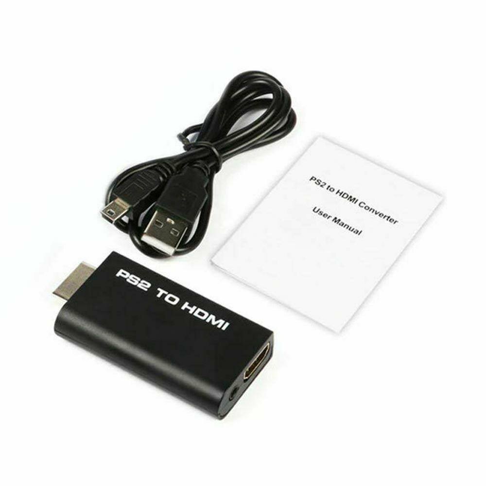 Переходник - конвертер для подключения Sony Playstation 2 PS2 через HDMI в коробке