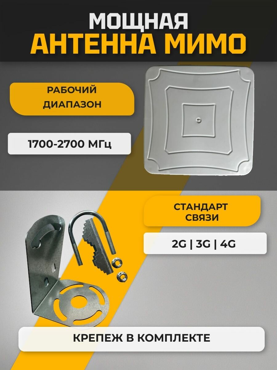 Уличная антенна для роутера - усилитель интернета 15дБ