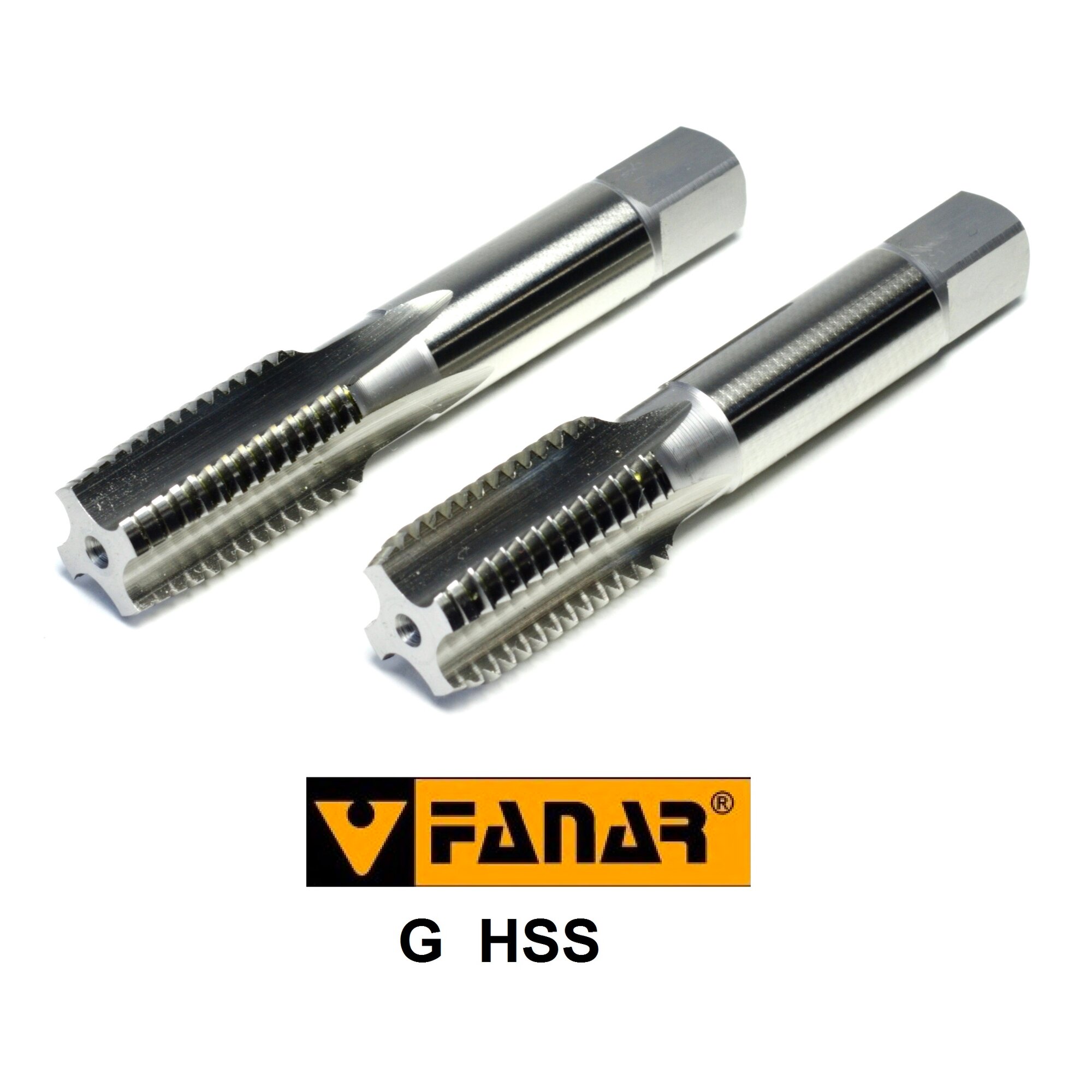 Метчик ручной комплектный G1/2 DIN-5157/2 по стали и цветным металлам HSS, Fanar
