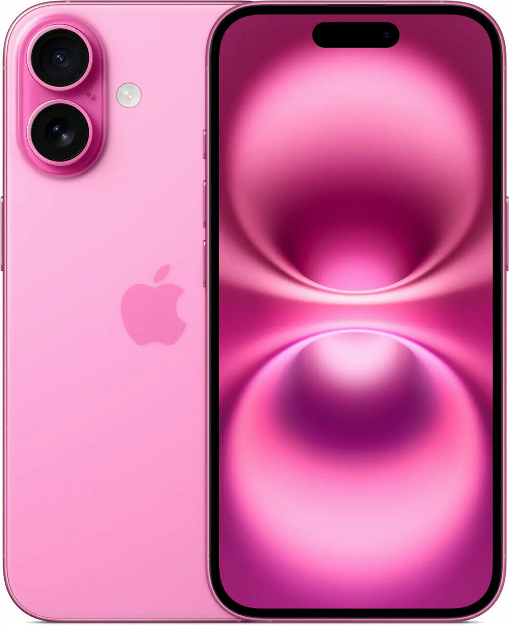 Смартфон Apple A3287 iPhone 16 128Gb розовый моноблок 3G 4G 1Sim 6.1 1179x2556 iOS 18 48Mpix 802.11