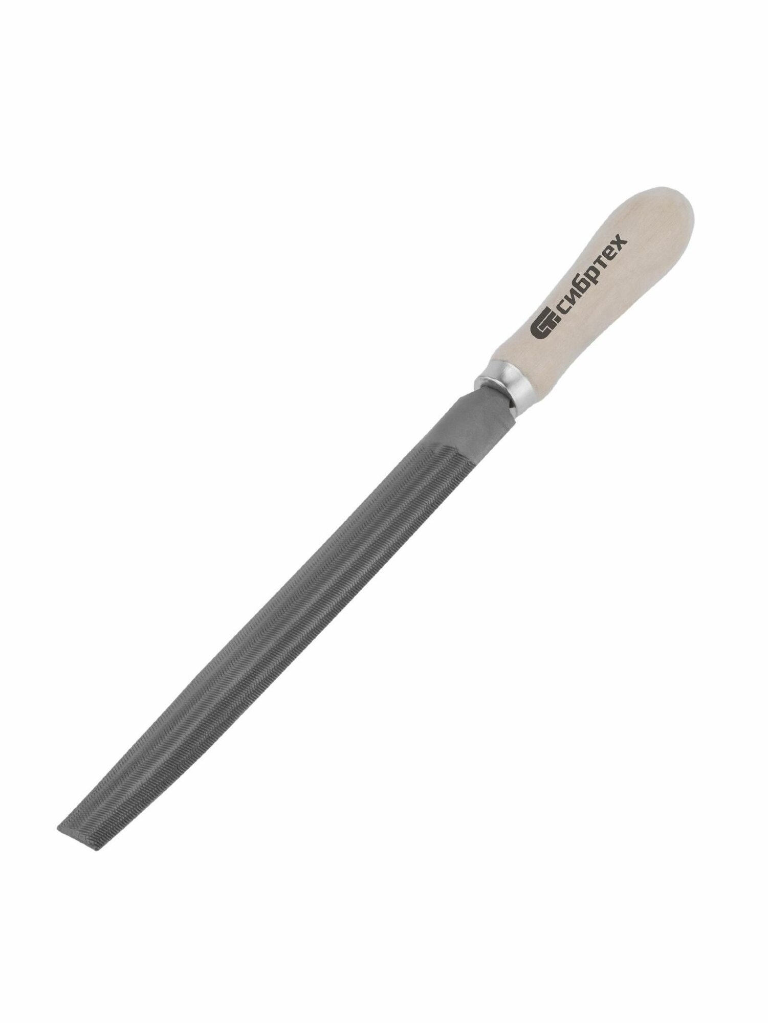 Напильник полукруглый, 200 мм, деревянная ручка Сибртех 16326